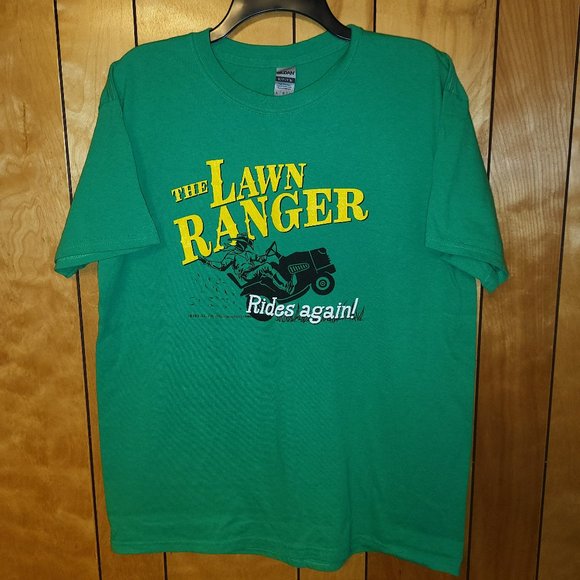 Gildan | Shirts | The Lawn Ranger Shirt Large Short Sleeve Graphic T ...